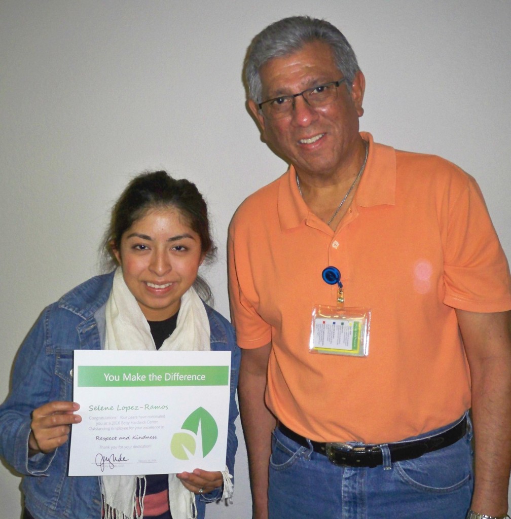 Outstanding Employee Nominees - Betty Hardwick Center